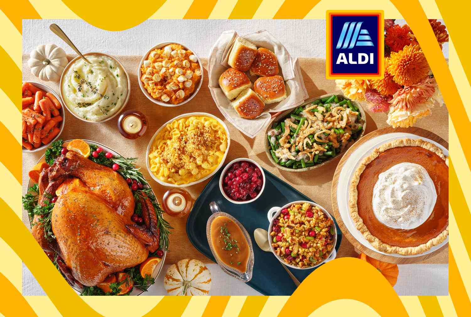 Le menu de Thanksgiving d'Aldi en nourrit 10 pour 40